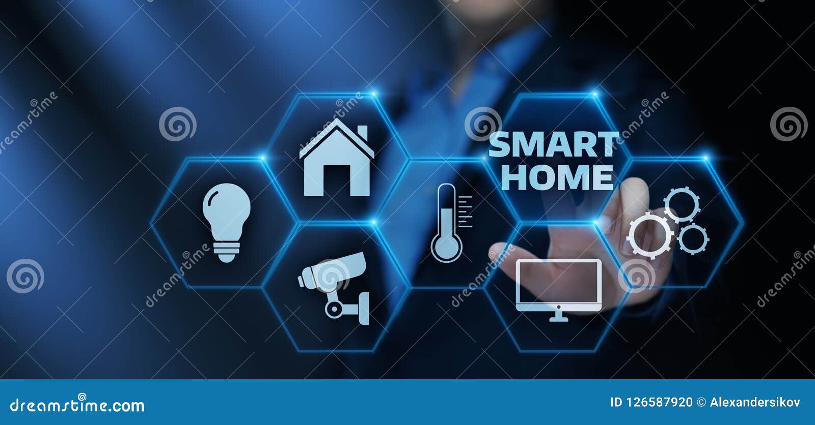 Smart Home Automation Control System. Innovation Technology Internet ...