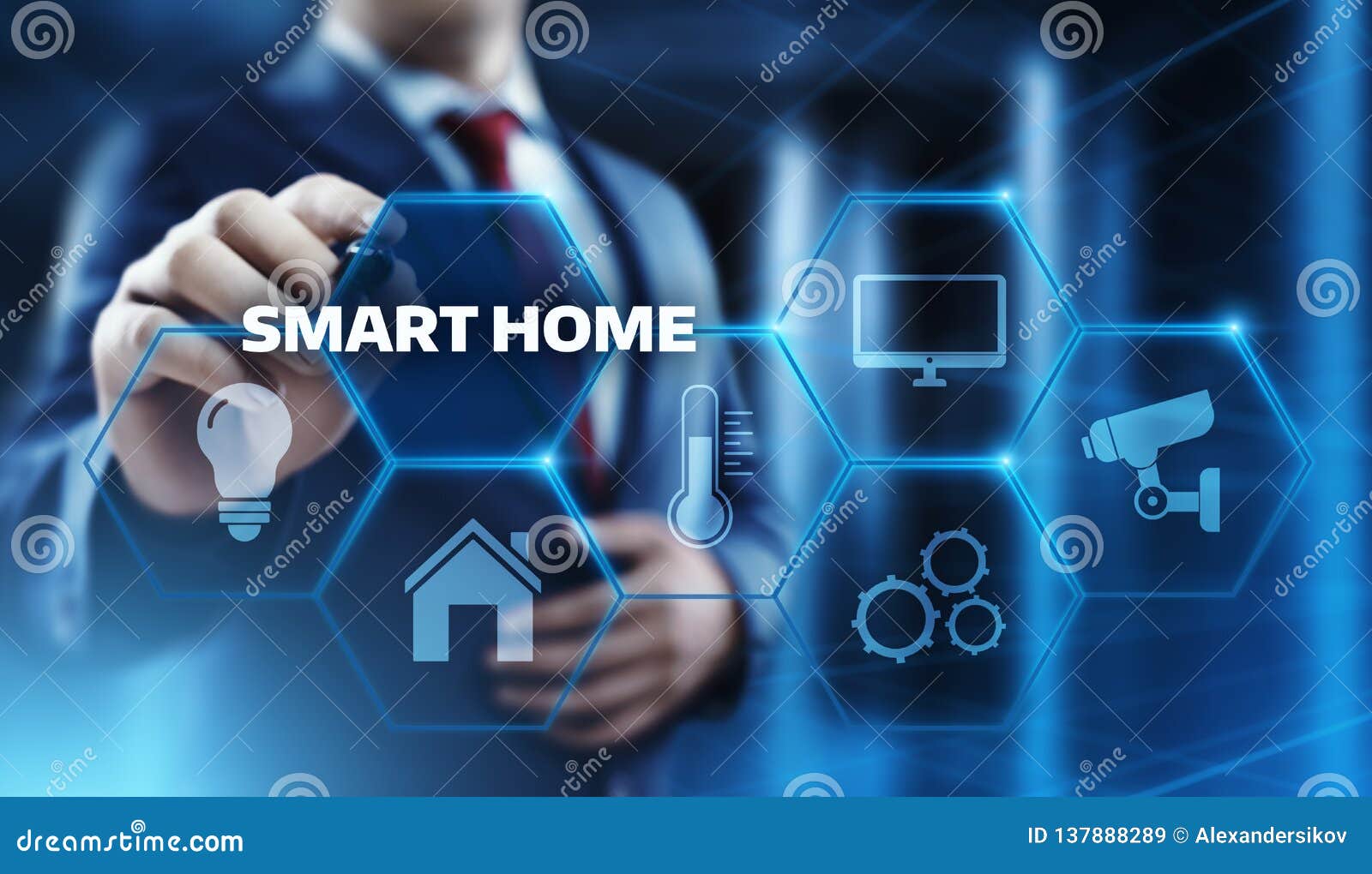 Smart Home Automation Control System. Innovation Technology Internet ...
