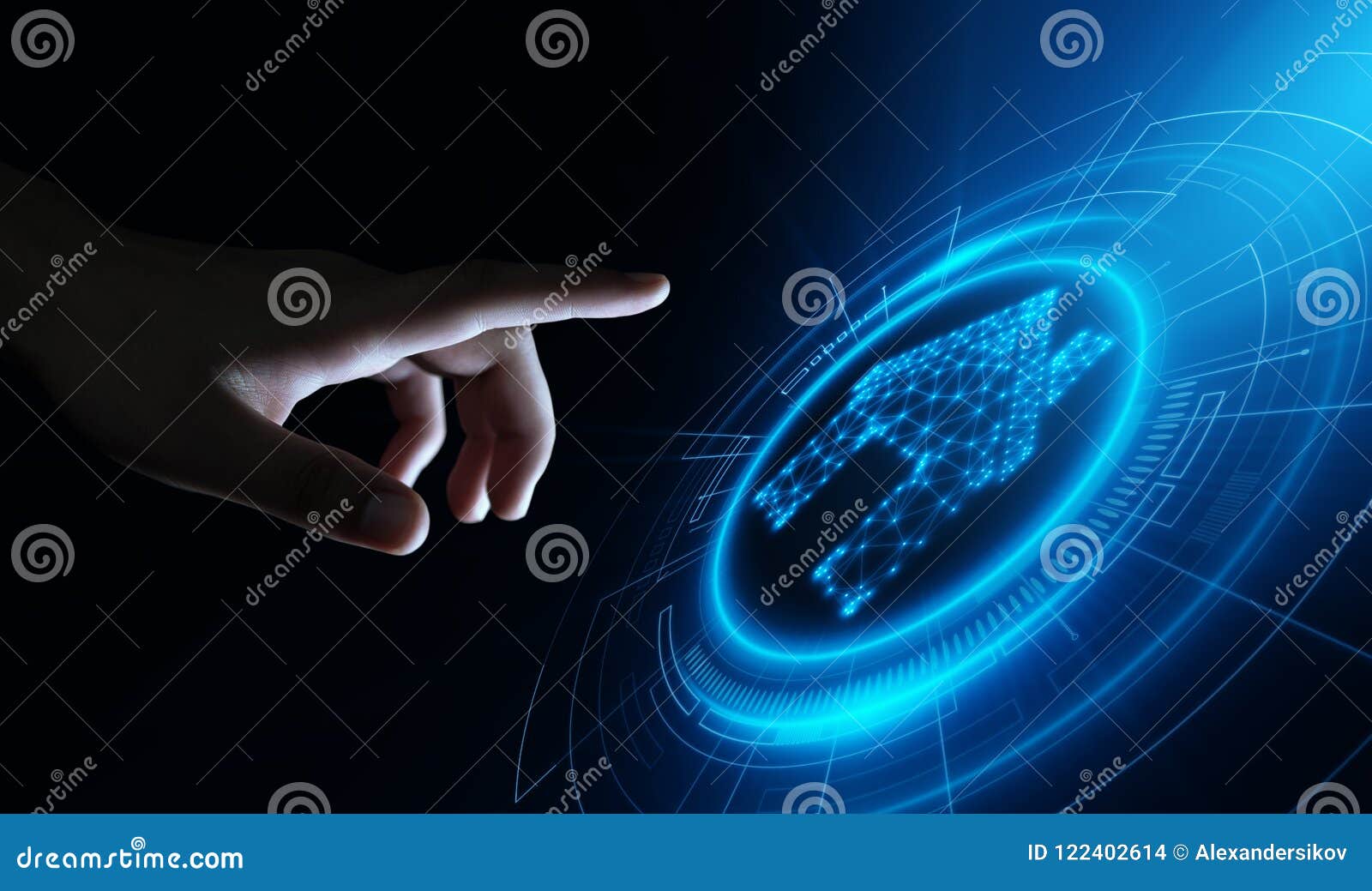 Smart Home Automation Control System. Innovation Technology Internet ...