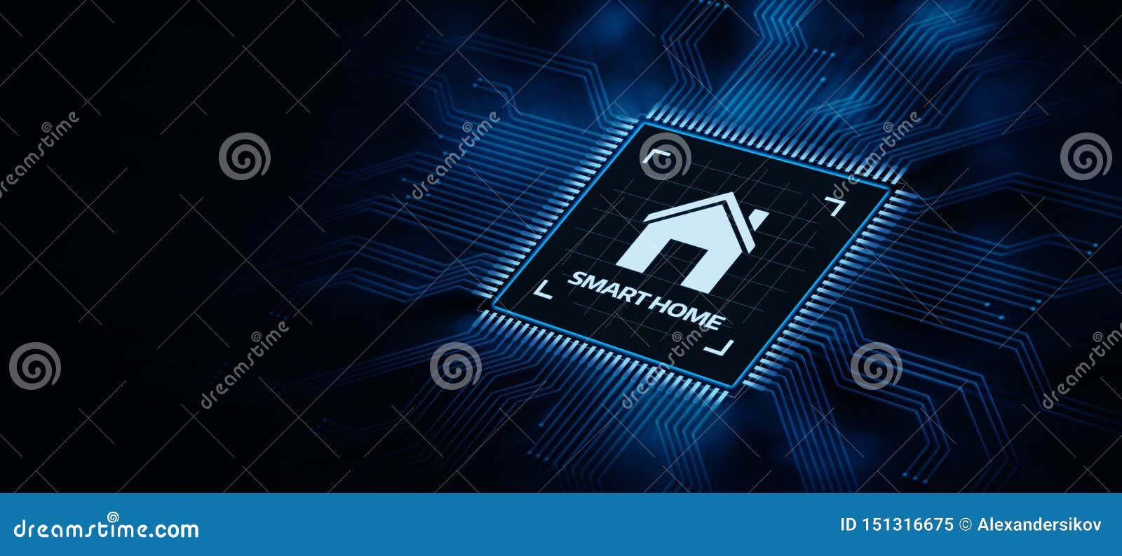 Smart Home Automation Control System Innovation Technology Stock ...