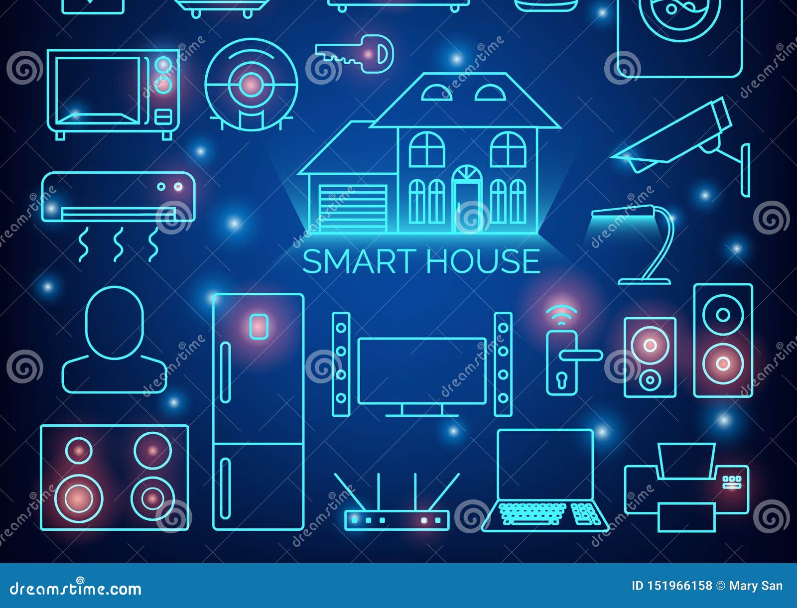 Smart Home Automation Vector Background. Connected Smart Home Devices ... Smart Home Automation Vector Background. Connected Smart Home Devices ...