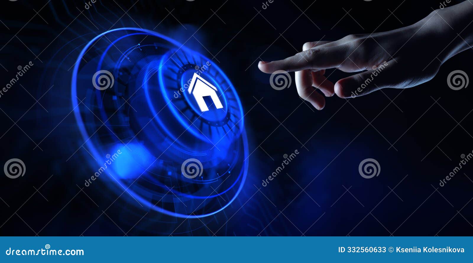 Smart Home Automation Wireless Control IOT Internet of Things Concept ...