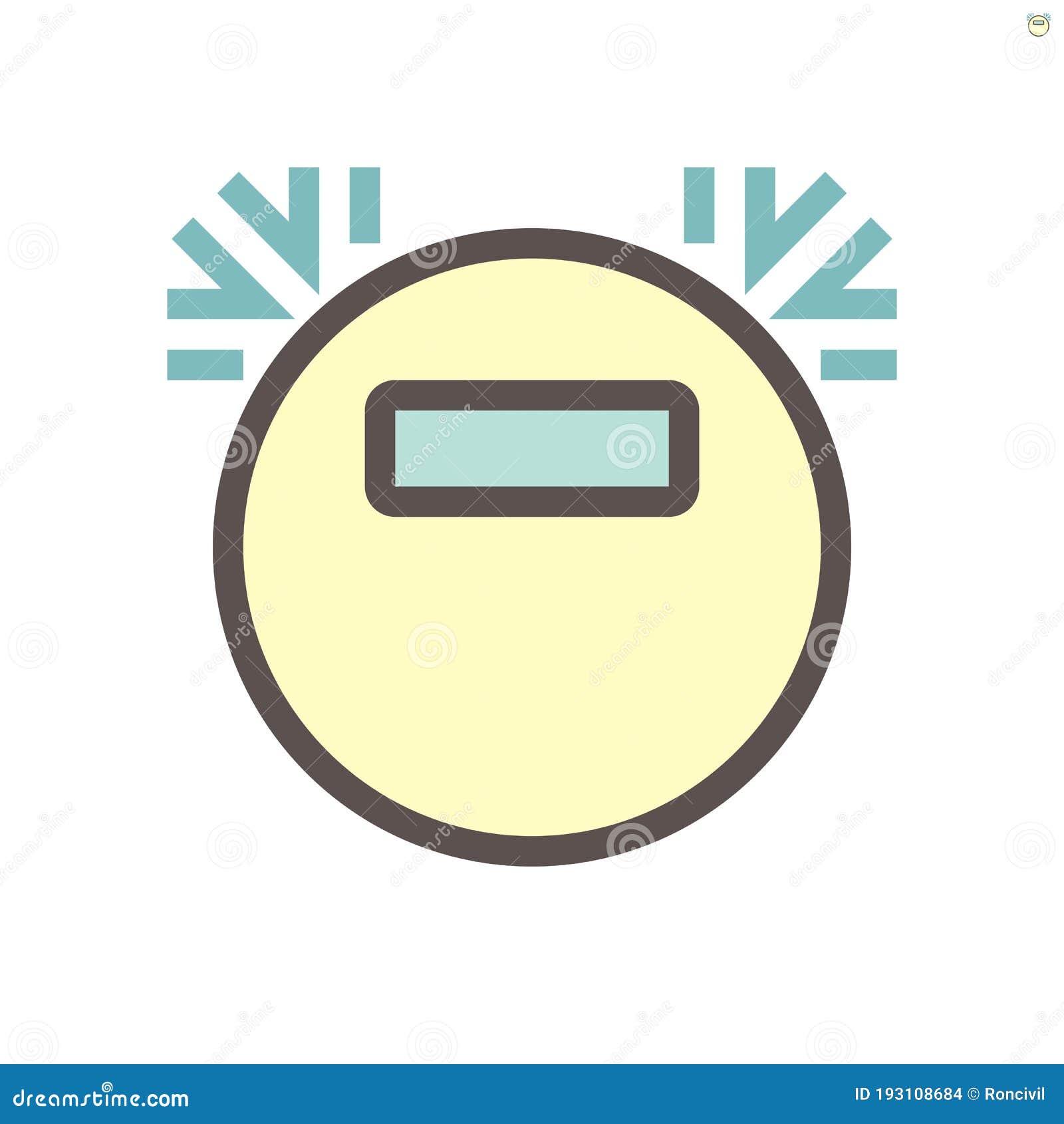 Cleaning robot icon stock vector. Illustration of internet - 193108684