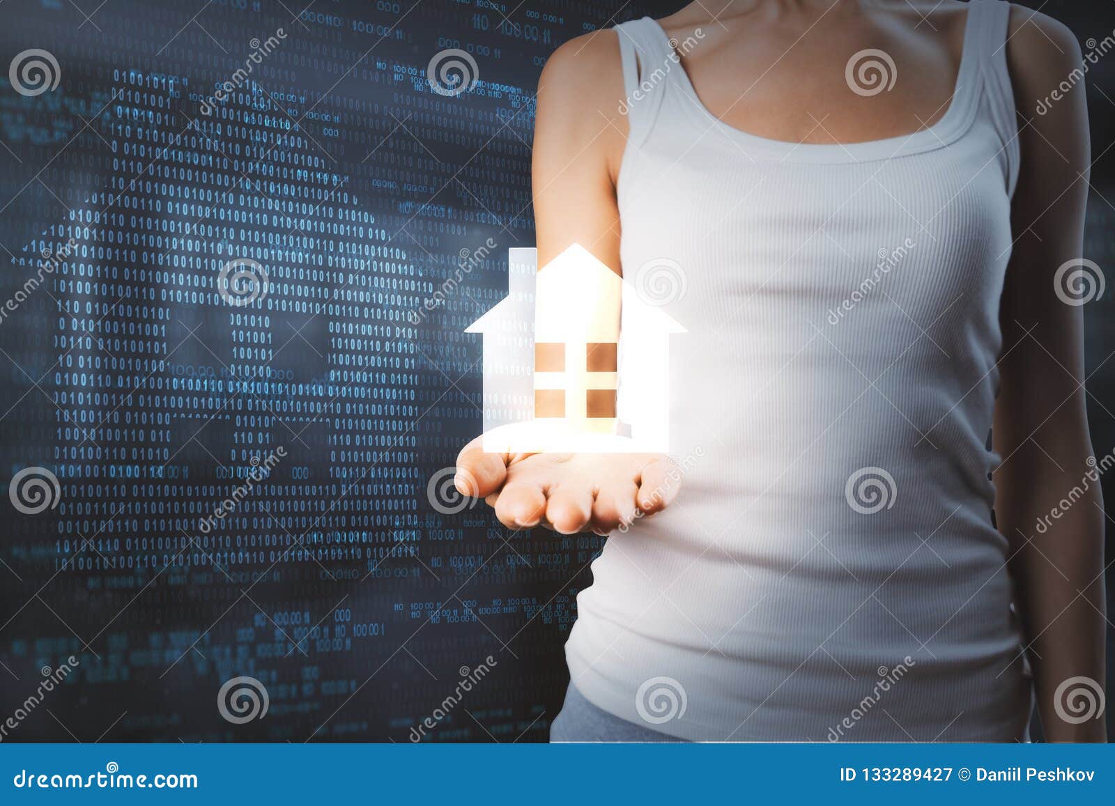 Smart Home and Computing Concept Stock Image - Image of communication ...