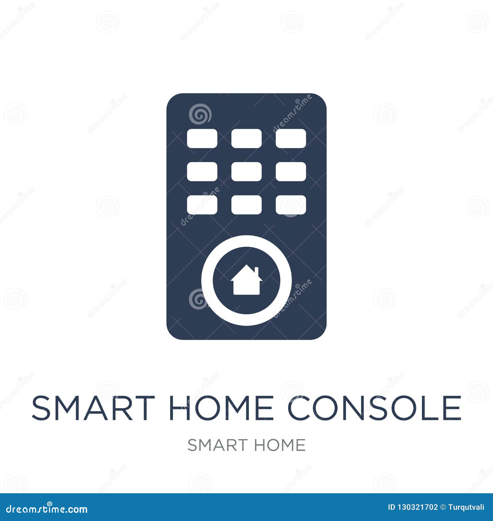 Smart Home Console Icon. Trendy Flat Vector Smart Home Console I Stock ...