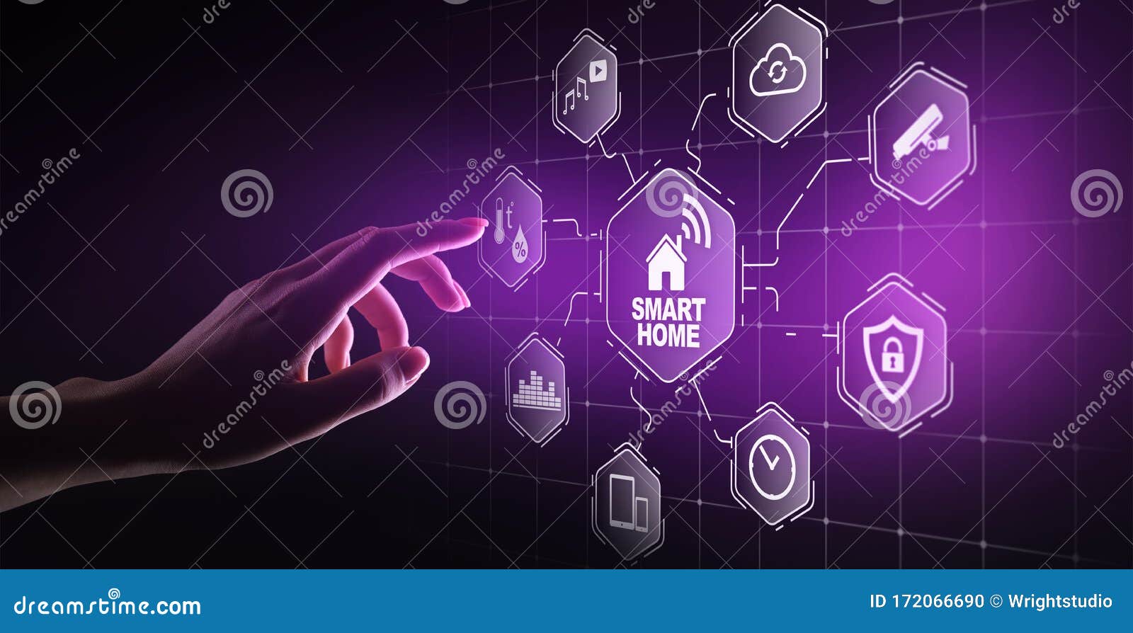 Smart Home Control Panel on Virtual Screen. IOT and Automation ... Smart Home Control Panel on Virtual Screen. IOT and Automation ...