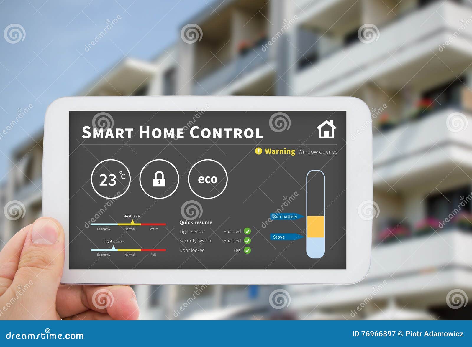 Smart Home Control Technology. Remote Automation System on Mobile ...