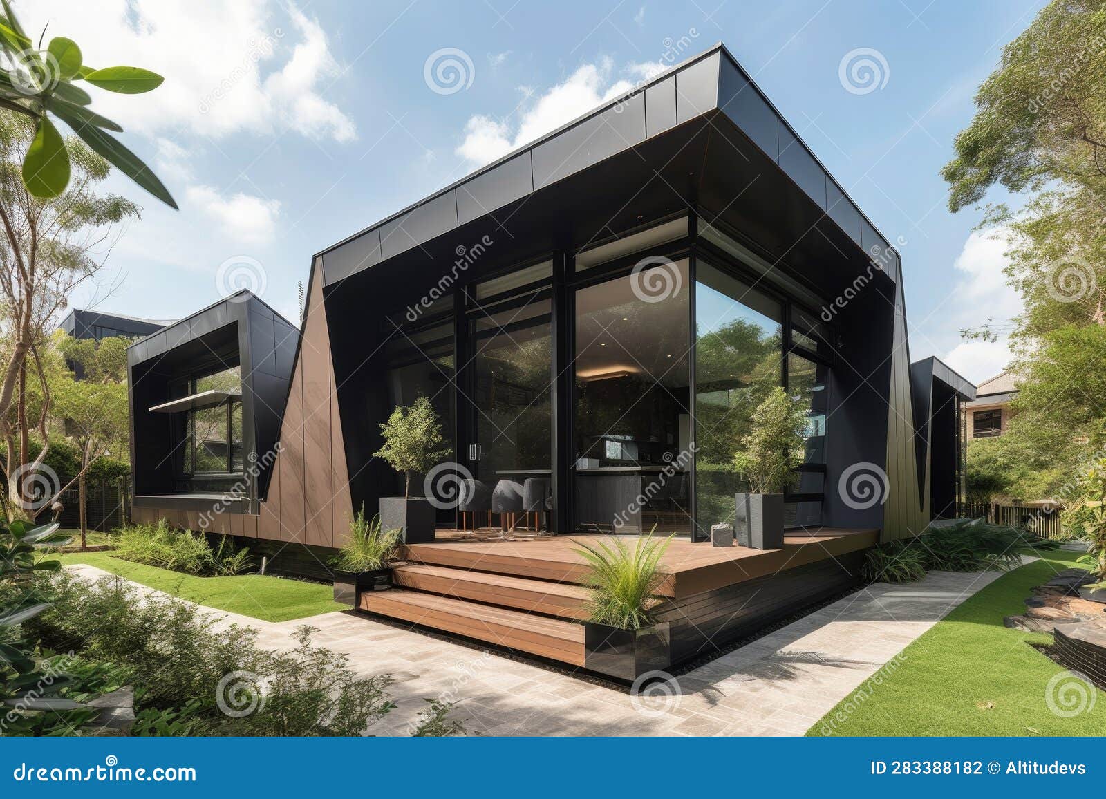 Smart Home of the Future with Sleek Design, Cutting-edge Technology and ...