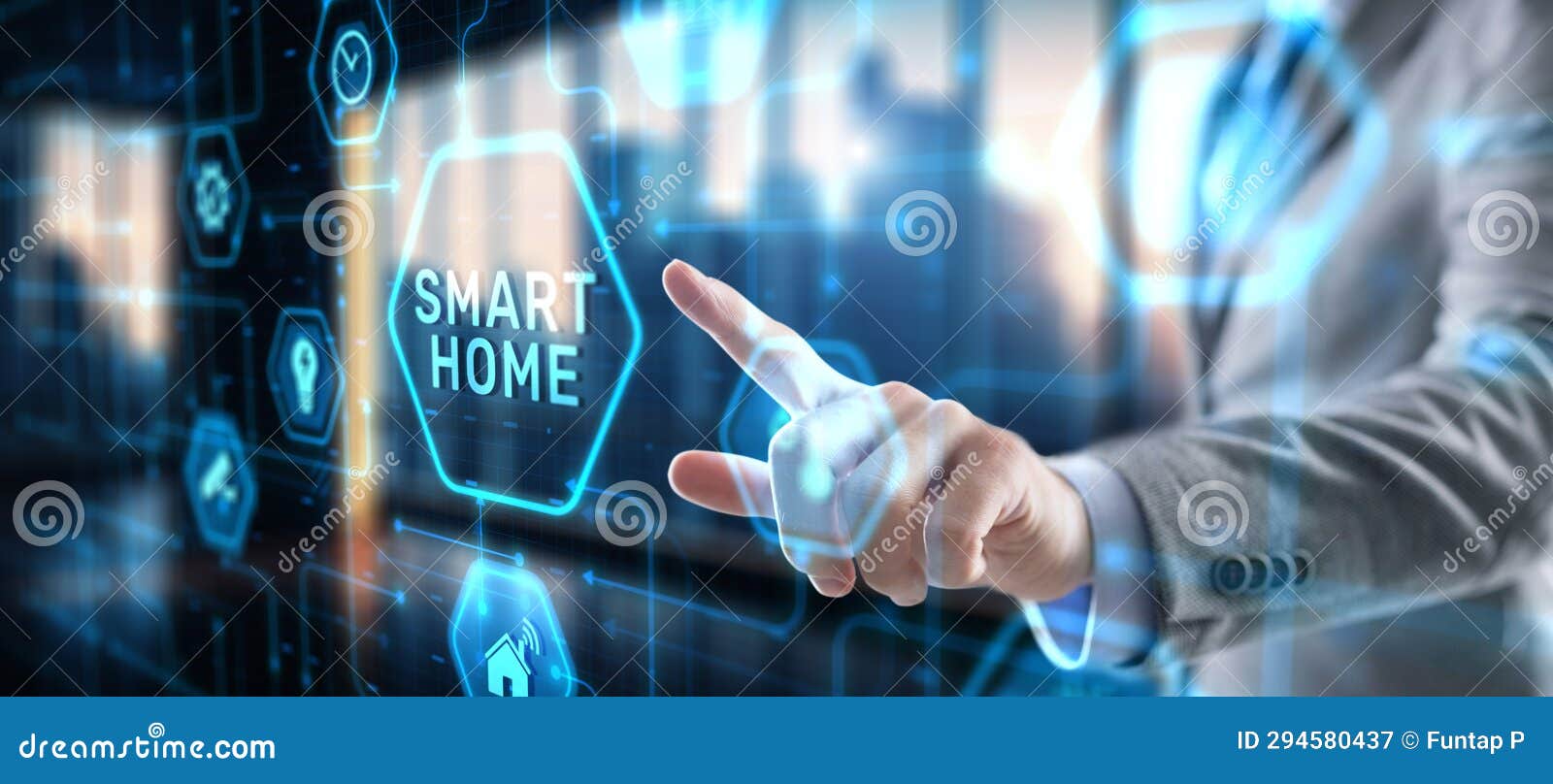 Smart Home Icon. Assistant Technology for Smart Devices Stock ...