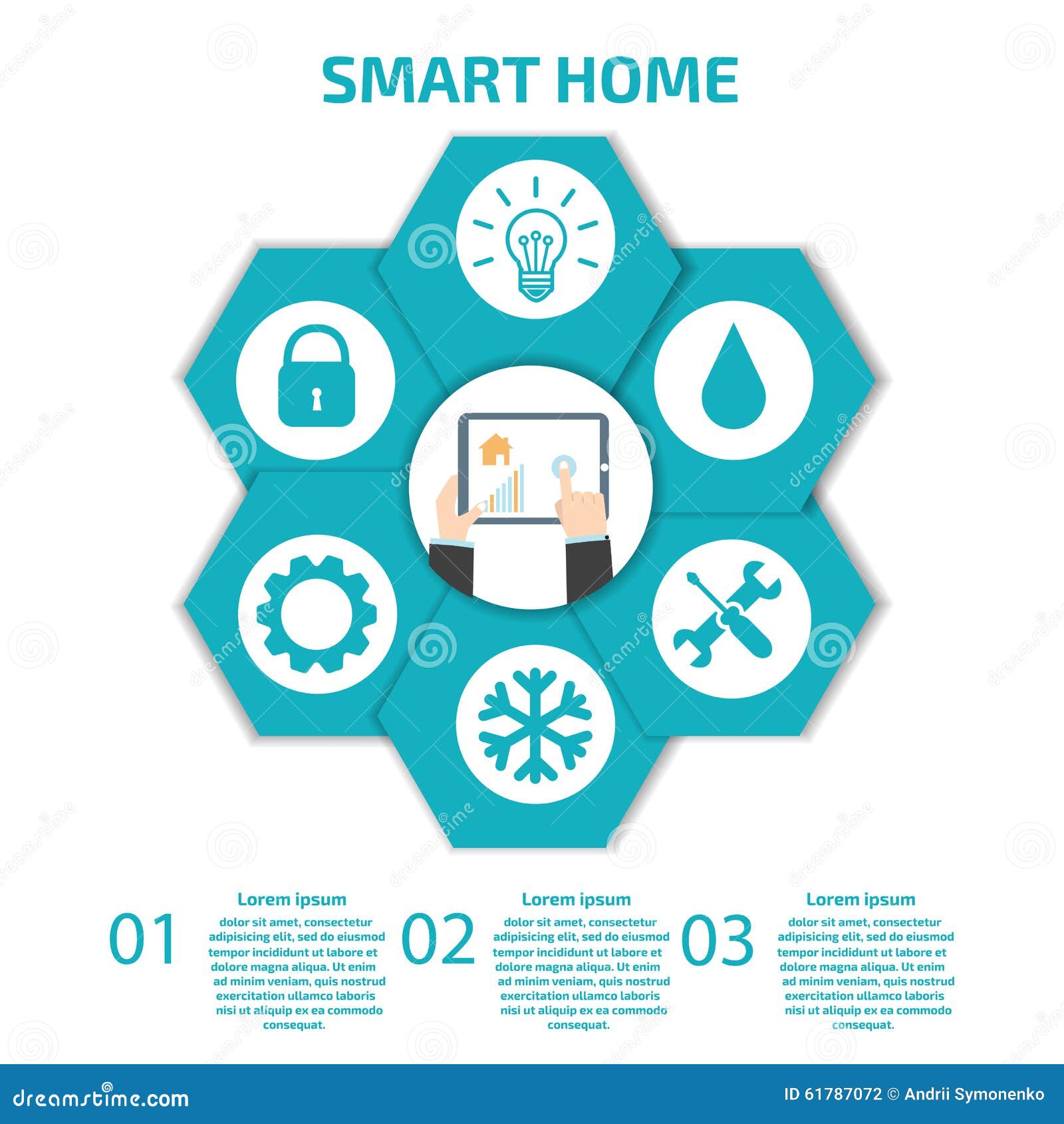 Smart Home Infographic. Vector Illustration. Stock Vector ...