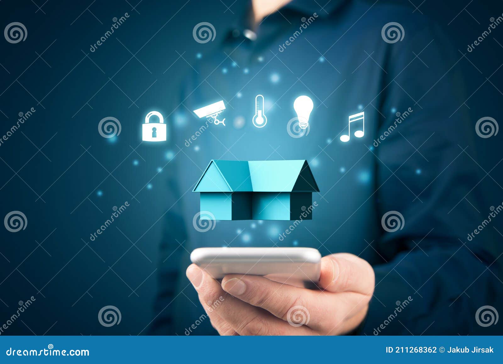 Smart Home and Intelligent House Concept Stock Photo - Image of house ...