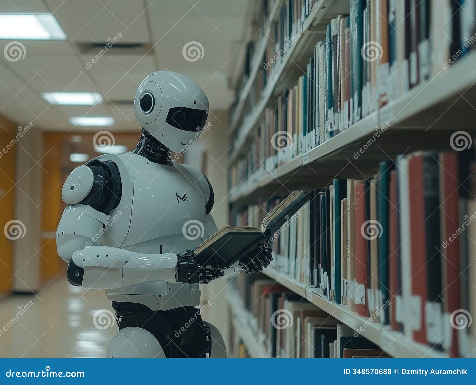 In a Smart Home Library, an AI-powered Robot Librarian Organizes and ...