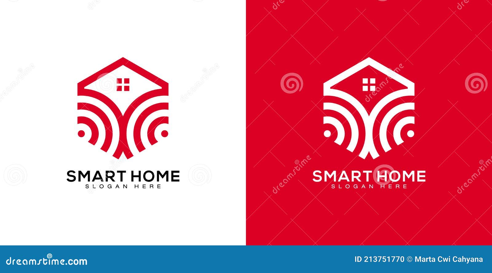 Smart Home Logo Vector Design Template Stock Vector - Illustration of ...