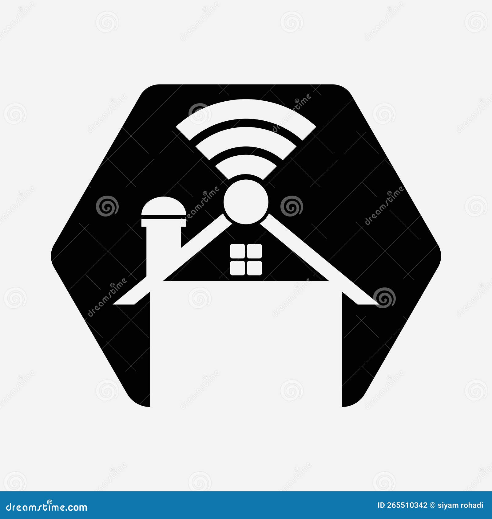 Smart Home Logo Vector Illustrations Design Stock Illustration ...
