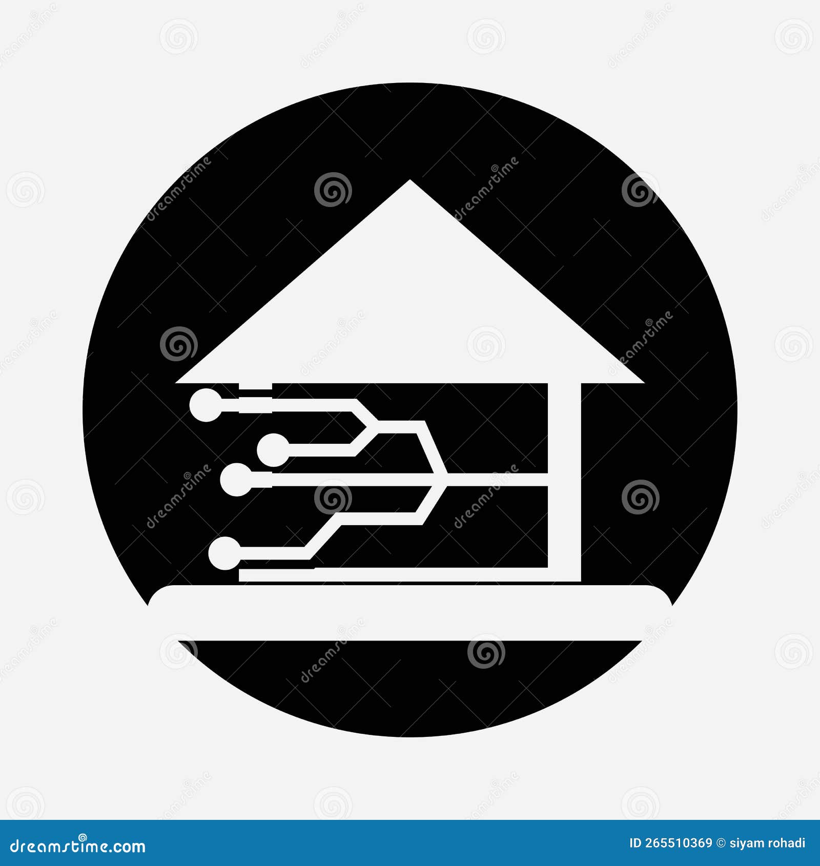 Smart Home Logo Vector Illustrations Design Stock Illustration ...