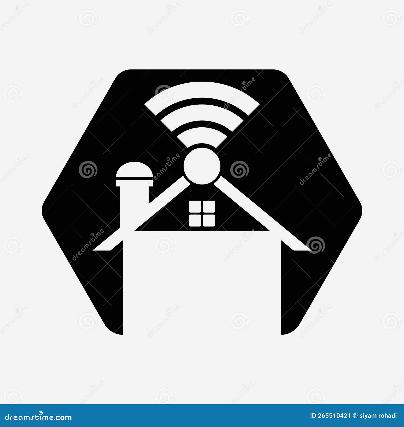 Smart Home Logo Vector Illustrations Design Stock Vector - Illustration ...