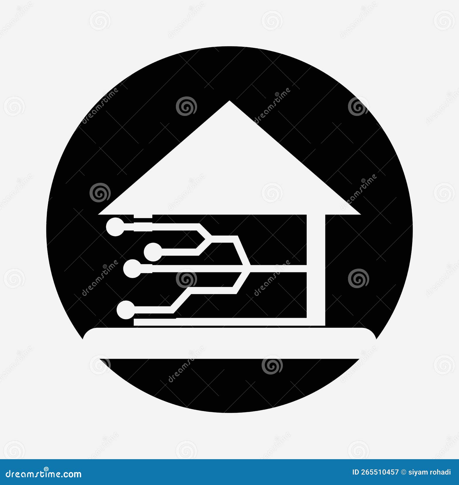 Smart Home Logo Vector Illustrations Design Stock Vector - Illustration ...