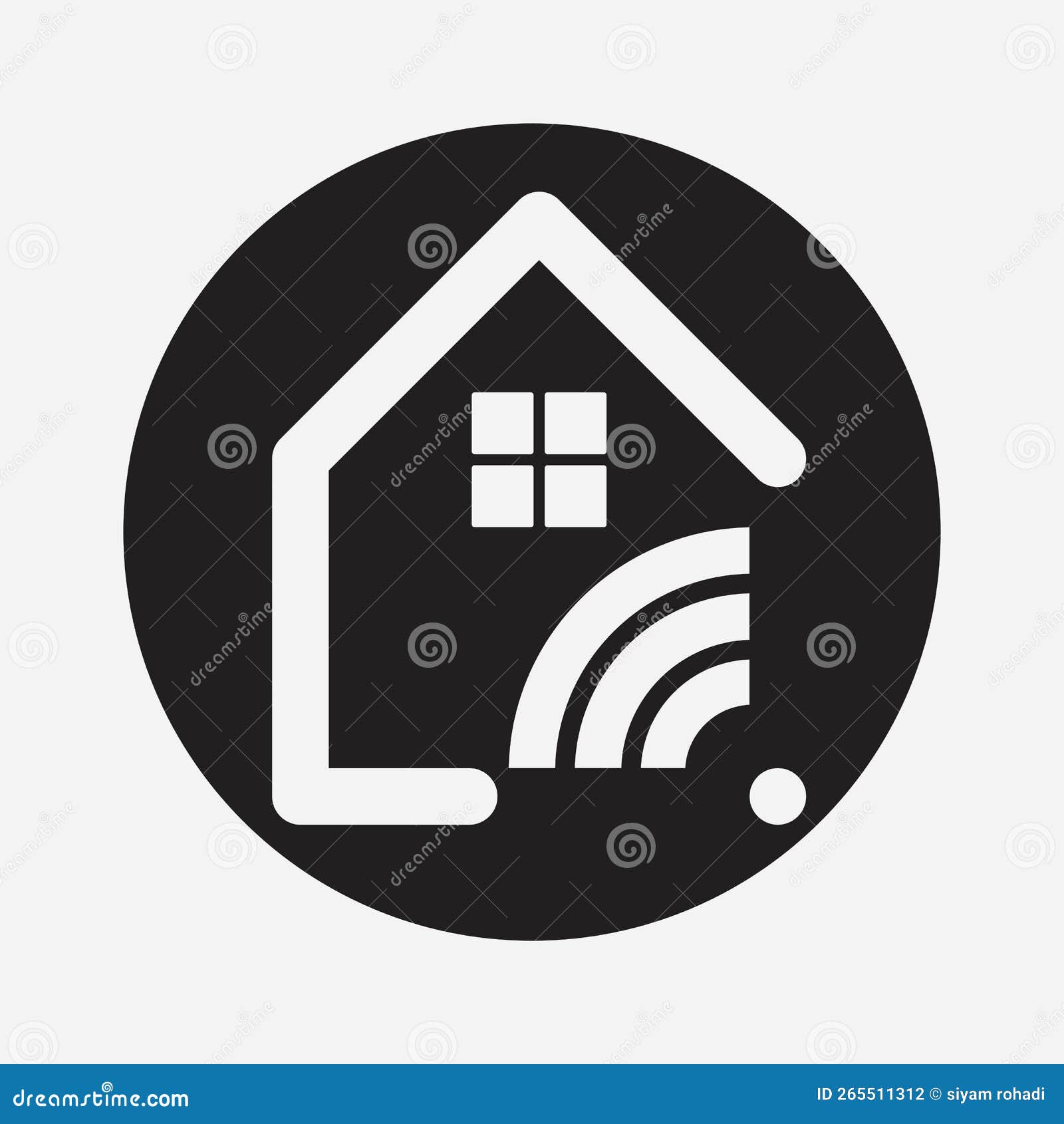 Smart Home Logo Vector Illustrations Design Stock Vector - Illustration ...