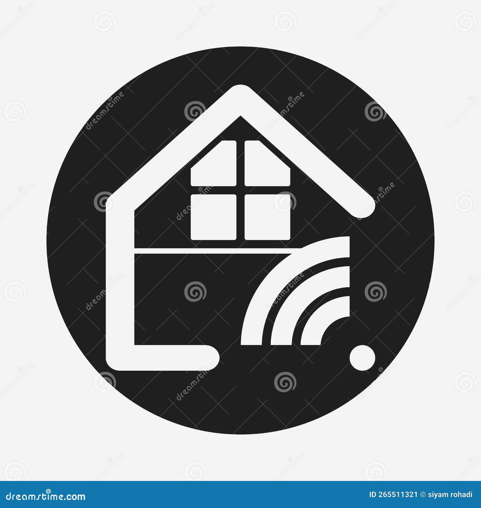 Smart Home Logo Vector Illustrations Design Stock Vector - Illustration ...
