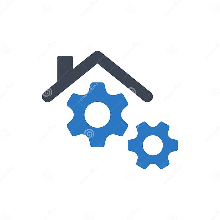Smart home management icon stock vector. Illustration of icon - 223751884