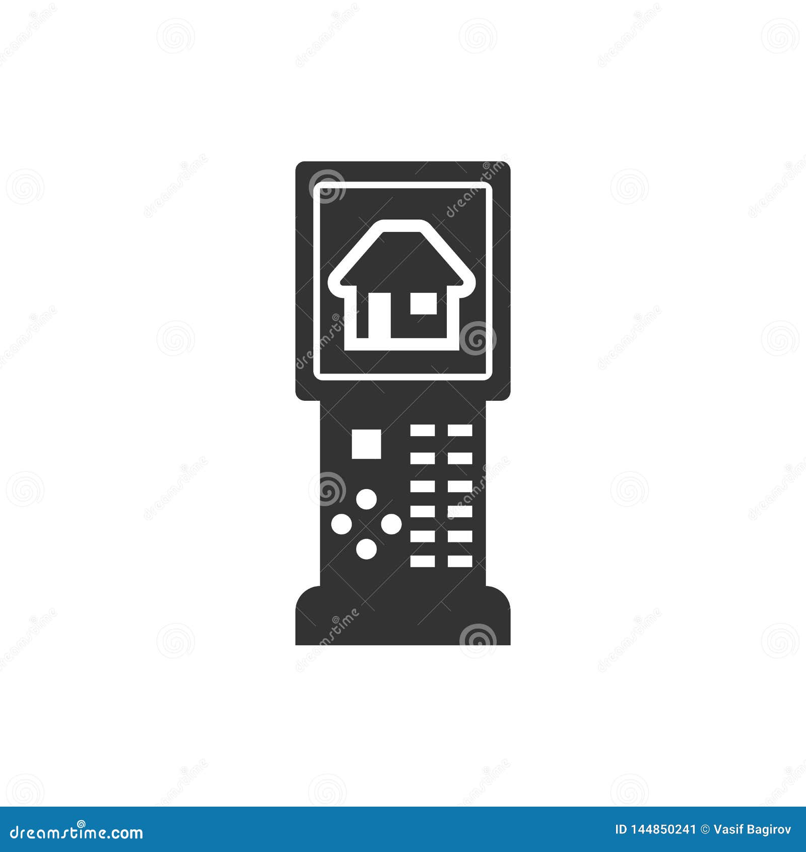 Smart Home, Panel Vector Icon. Security Vector Icon Stock Illustration ...