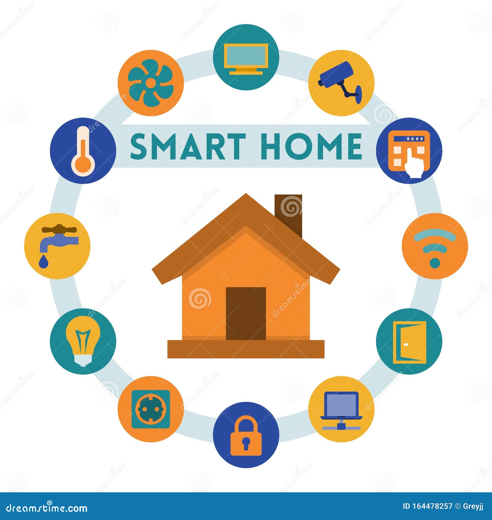 Home Related Icons Set1, Vector Illustration, Line Icons ...