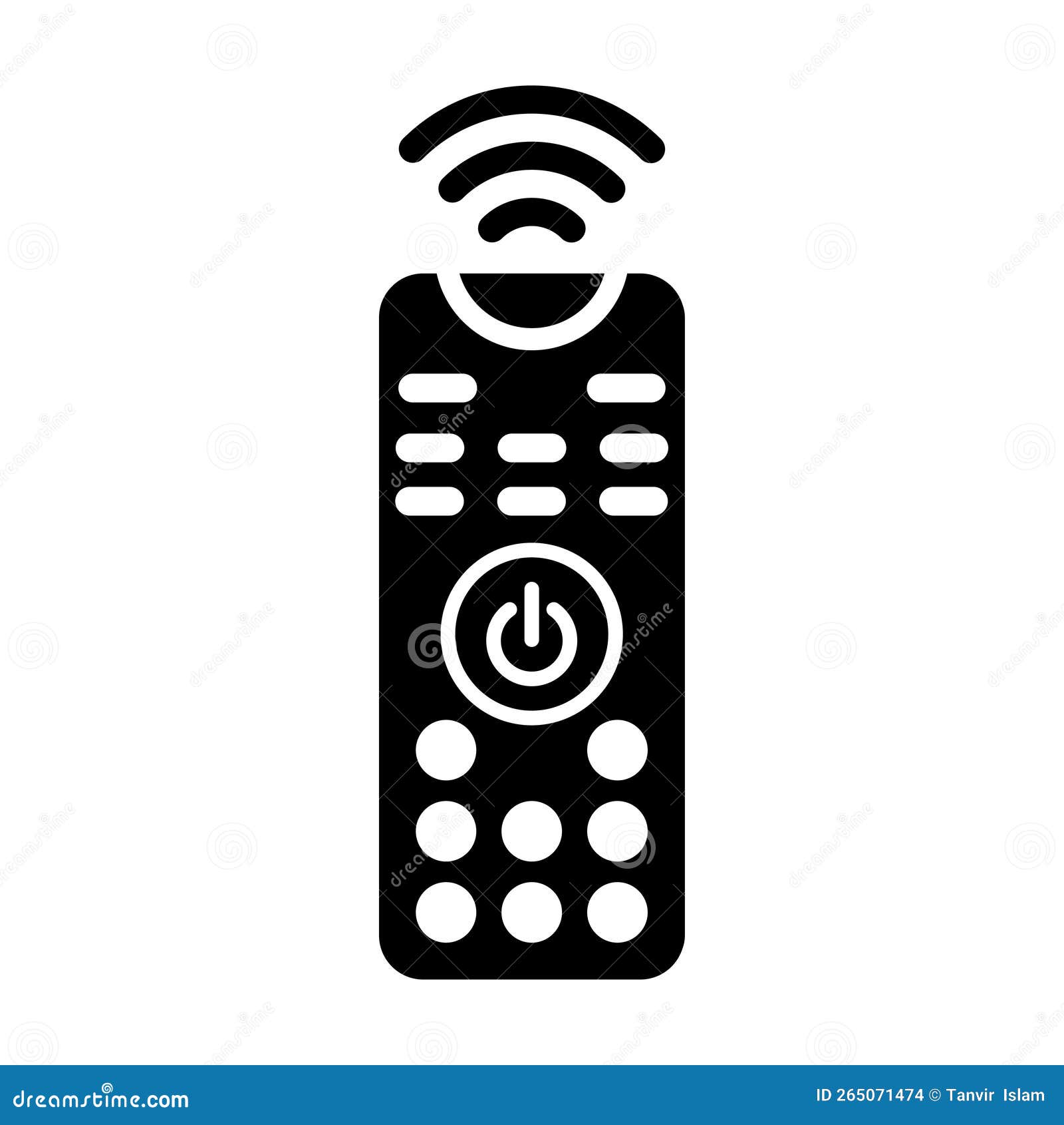 Smart Home Remote Control Icon Stock Vector - Illustration of sign ...