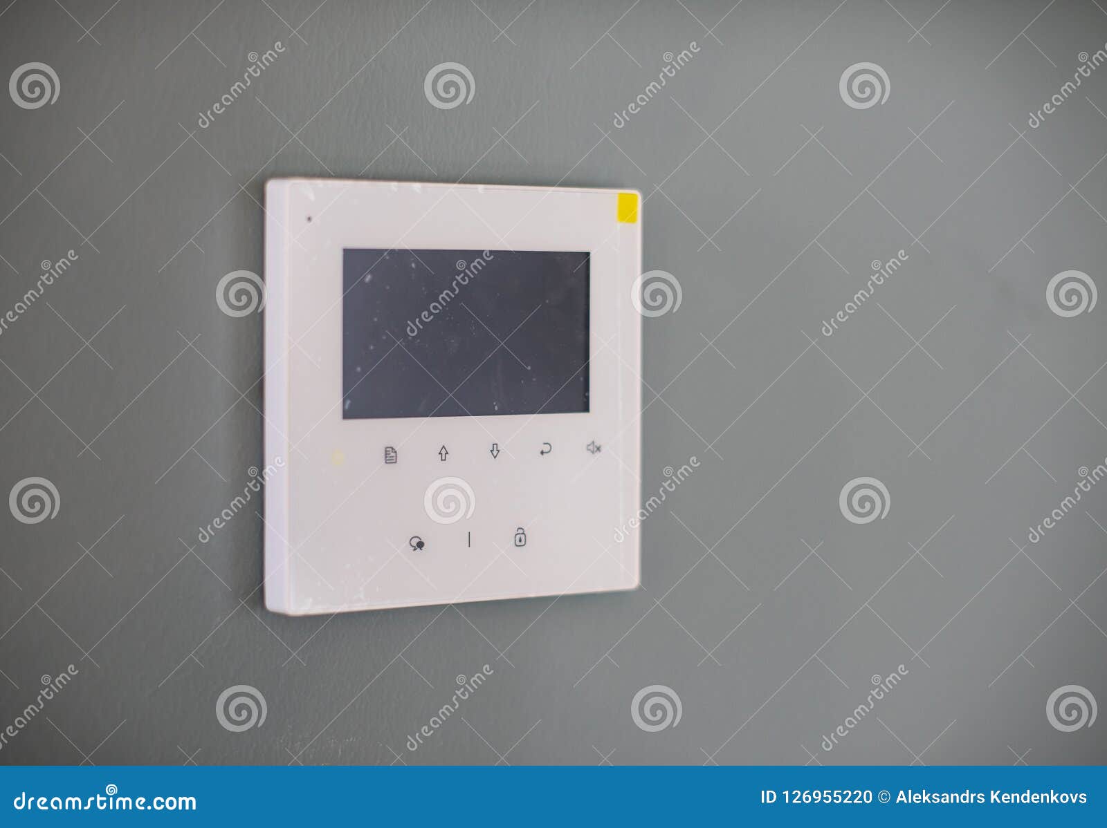 Smart Home, Remote Control in the Modern Interior of the Apartment ...