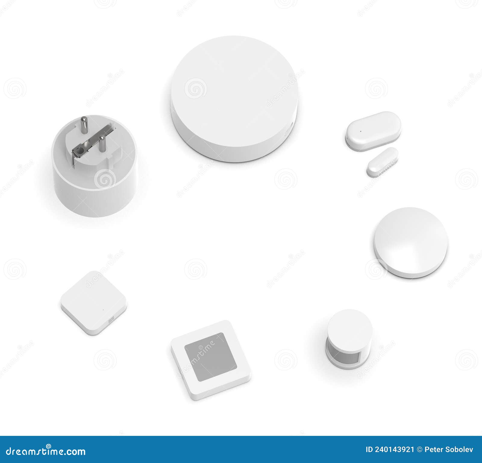 Smart home sensor devices stock image. Image of industry - 240143921