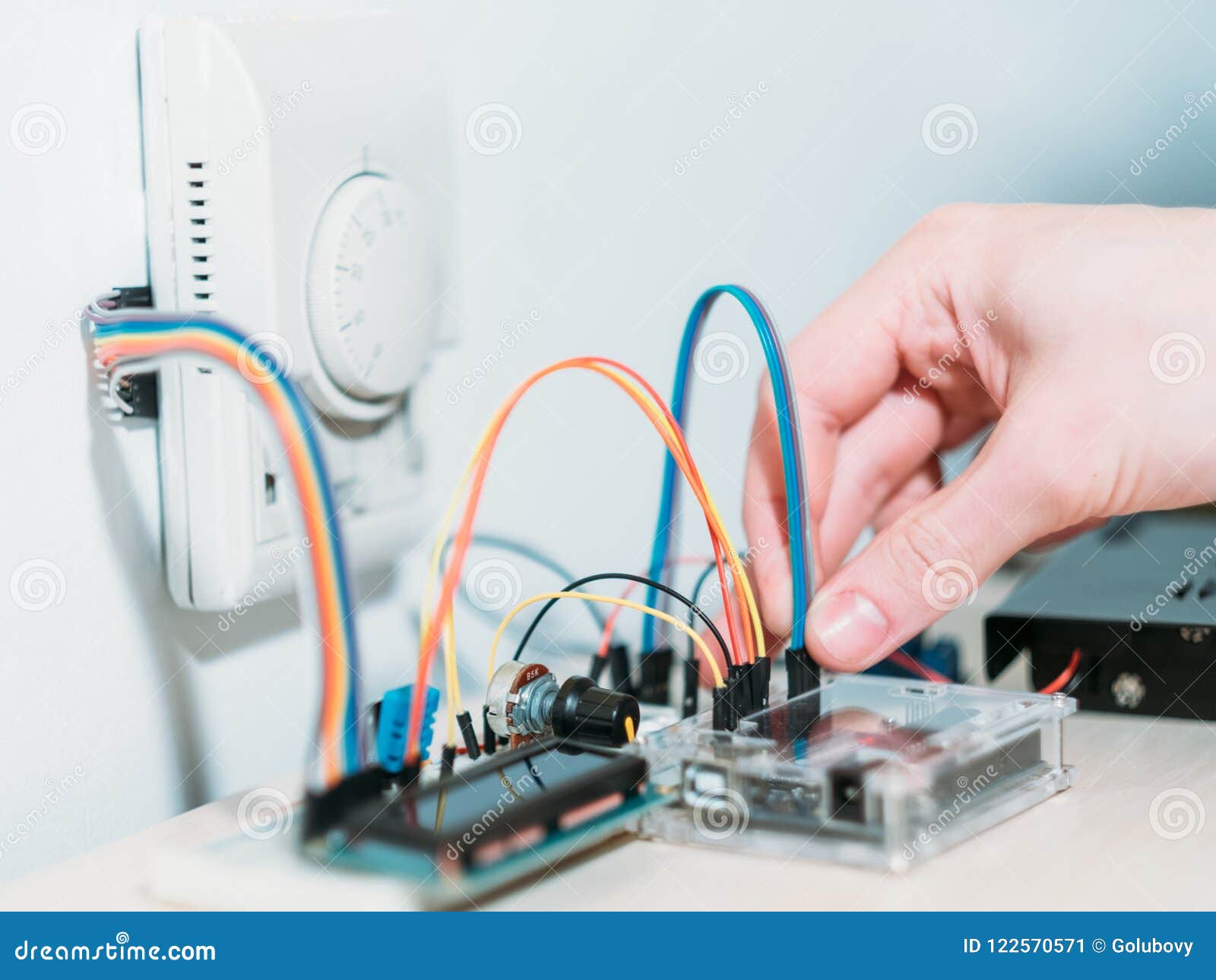 Smart Home System Development Engineer Component Stock Image - Image of ...