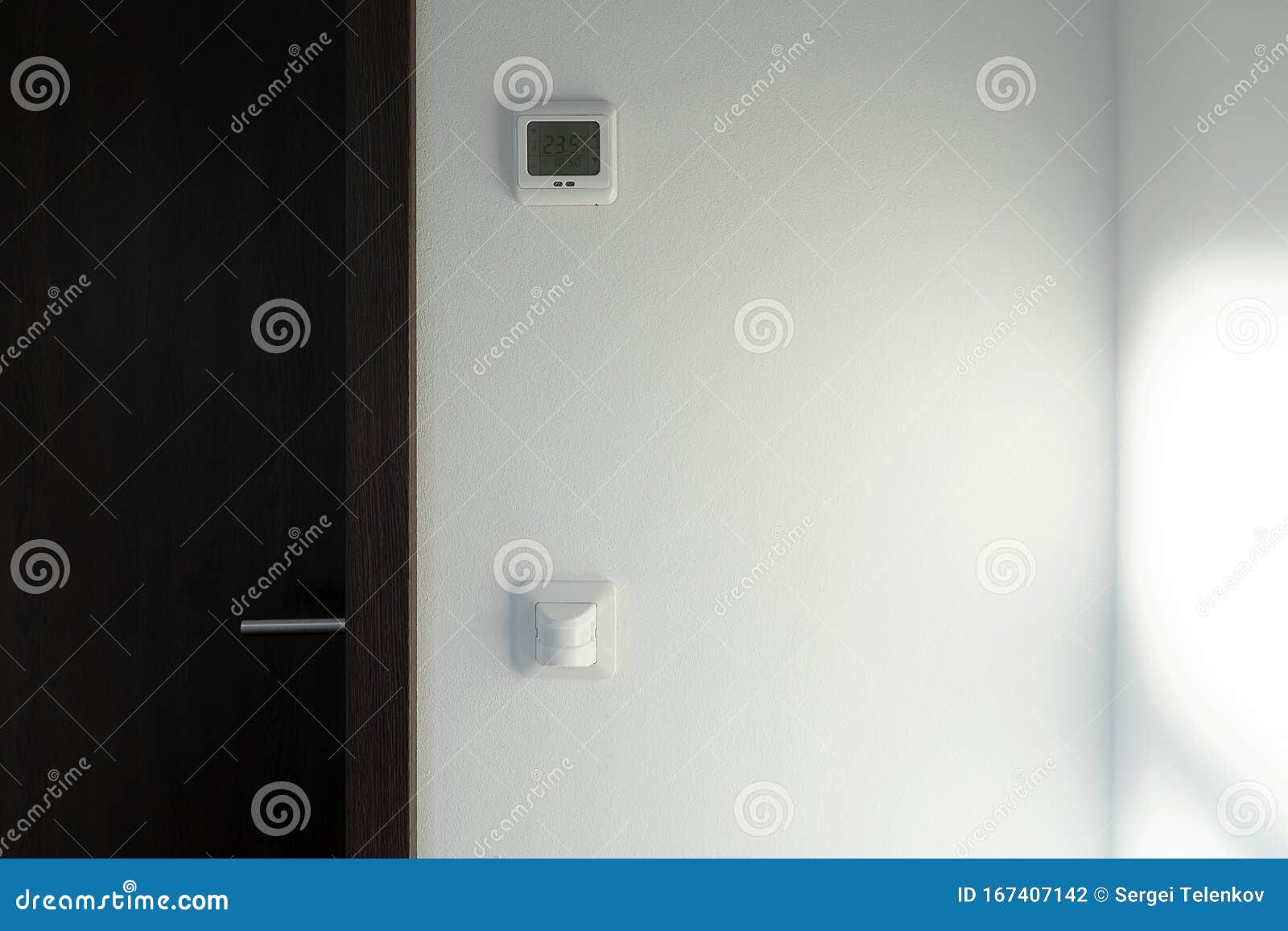 Smart Home System. the Room Has a Motion Sensor To Turn on the Light ...