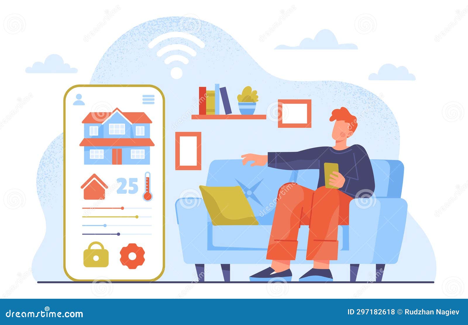 Smart home vector concept stock vector. Illustration of infographic ...