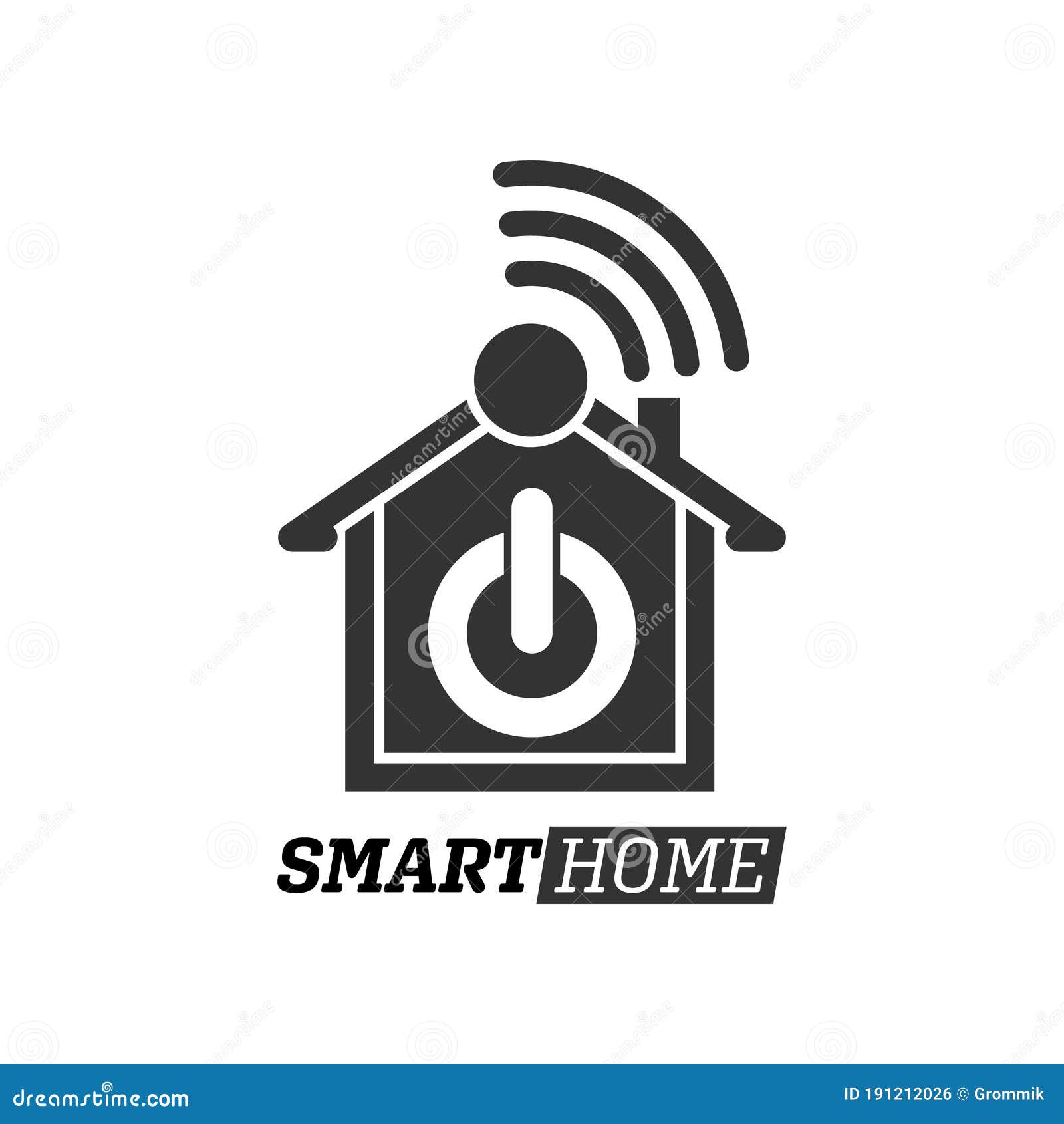 SMART HOME. Vector Icon, for Websites, Apps, Logos, Logos and Labels ...