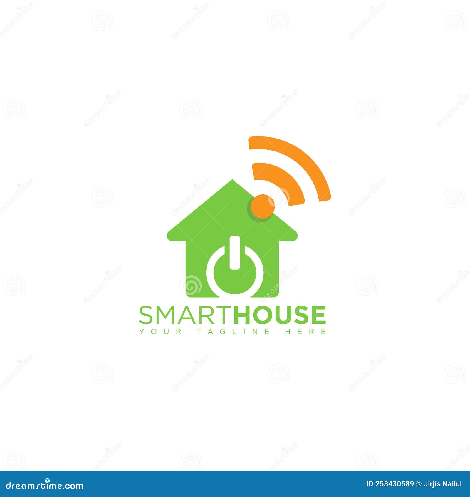 Smart House Logo Design Template Stock Vector - Illustration of graphic ...