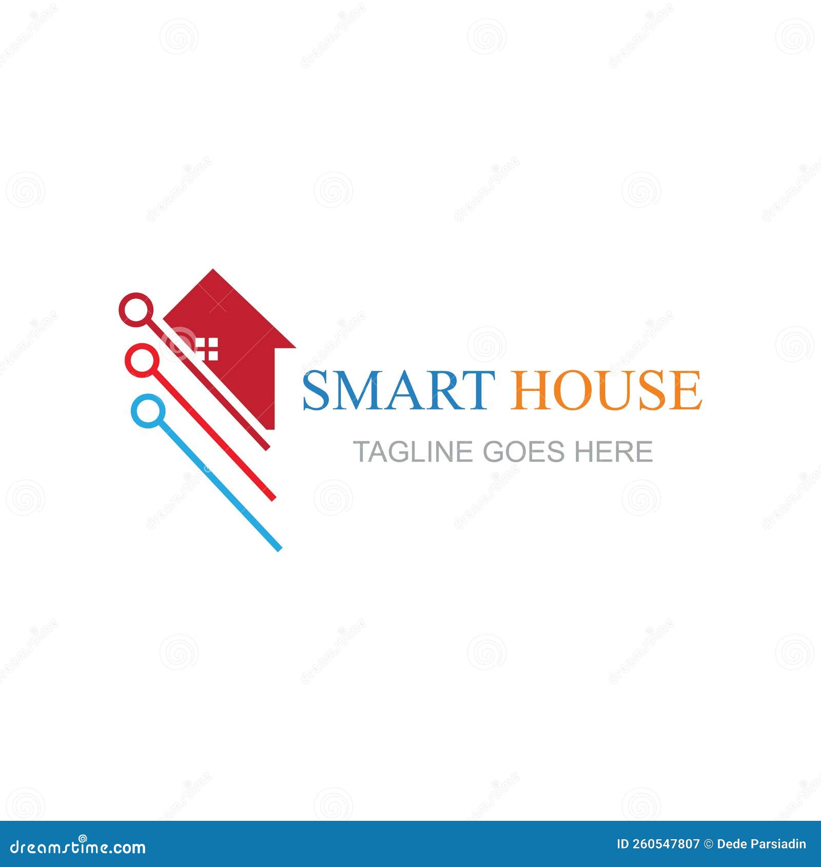 Smart House Logo Images Illustration Design Stock Vector - Illustration ...
