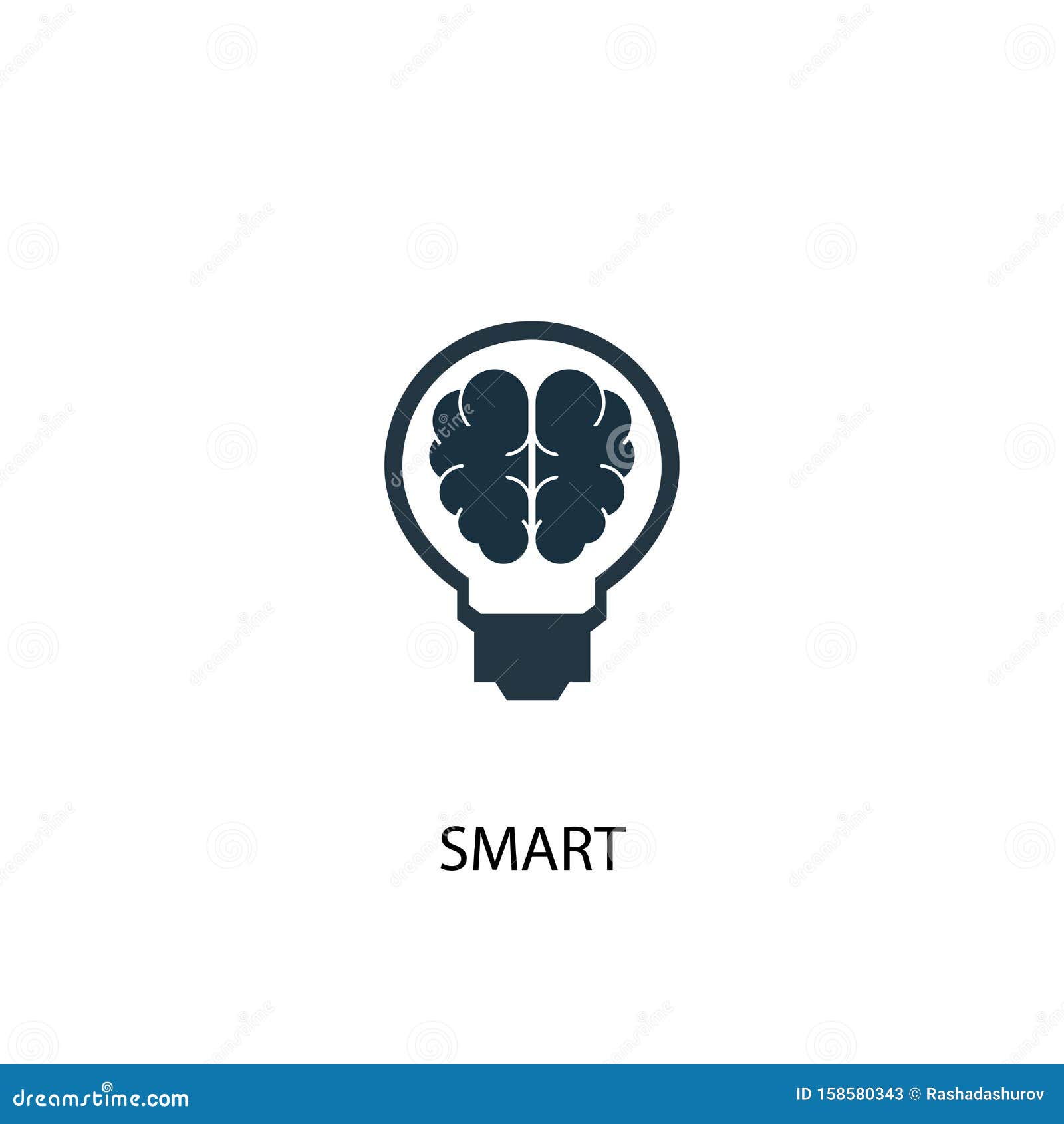 Smart Icon. Simple Element Illustration Stock Vector - Illustration of ...