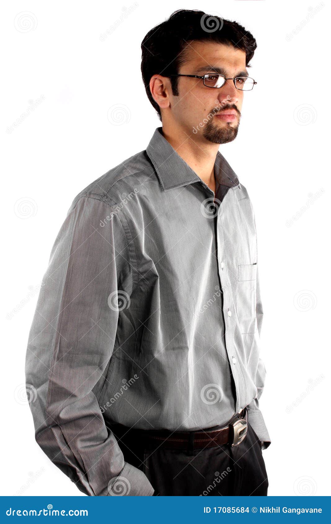 Smart Indian Guy stock photo. Image of spectacls, male - 17085684