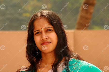 Smart Indian woman stock image. Image of woman, portrait - 7679125
