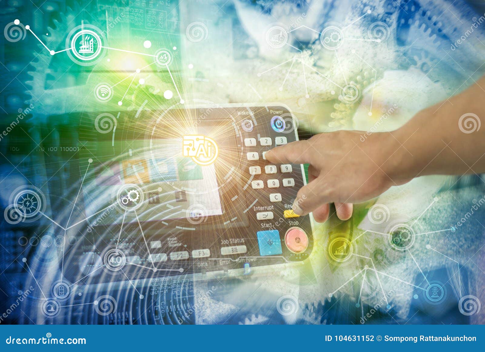 Smart Industry 4.0, Automation and User Interface Concept: User ...