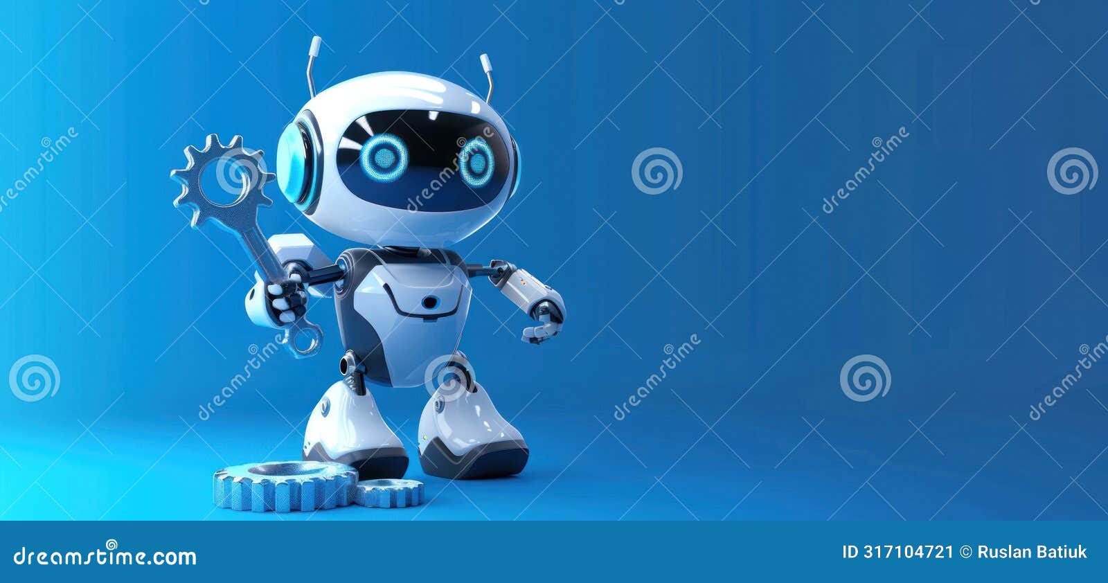 Smart Industry Concept: Robotic Arm in Digital Interface Environment ...