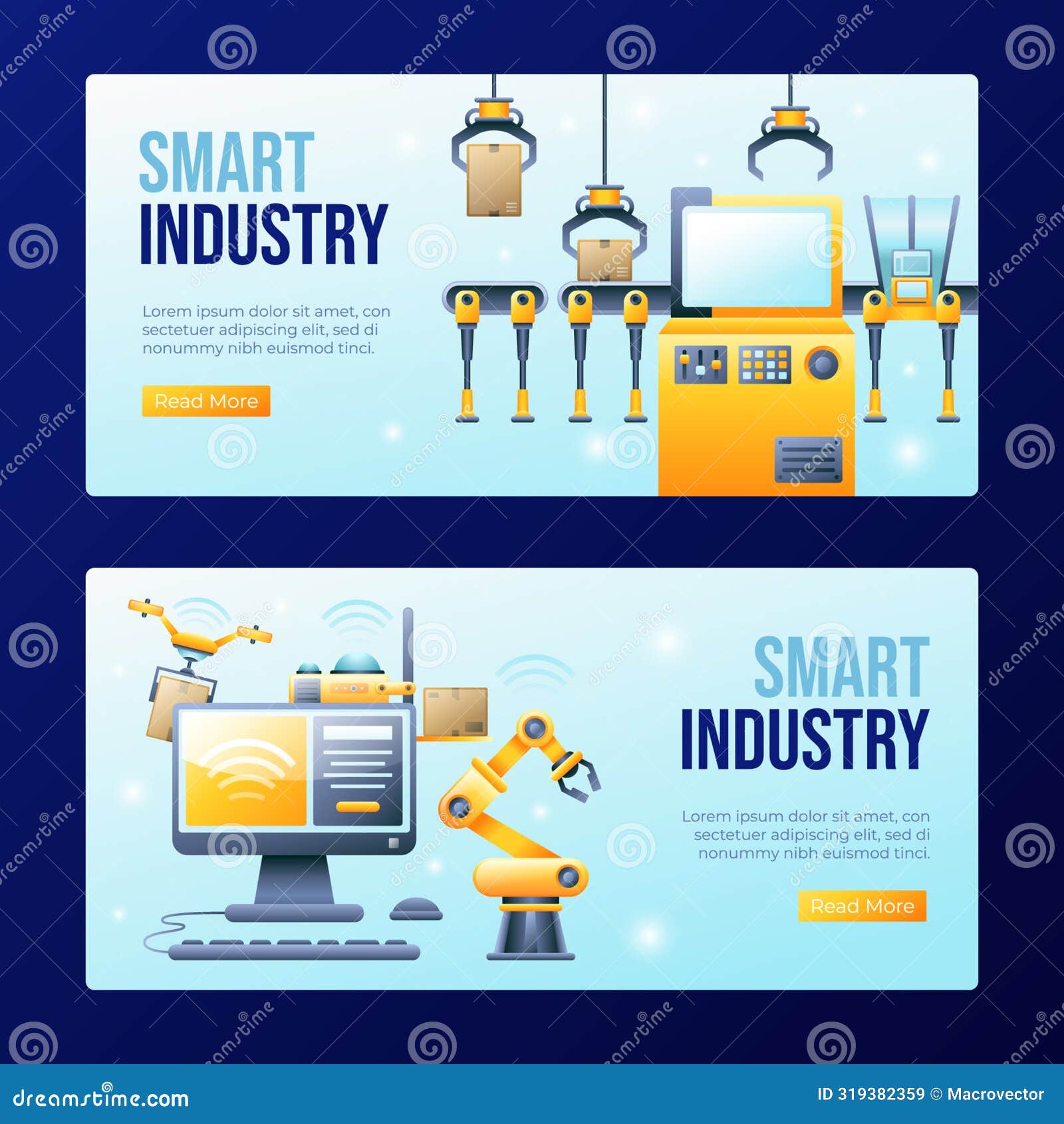 Smart Industry Vector Line Icons Set. Industry 40, Digitalization, AI ...