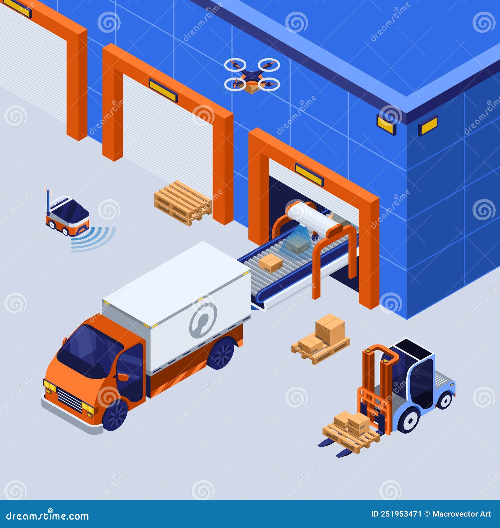 Industry, Logistics, Plant, Warehouse, Factory, Engineering ...