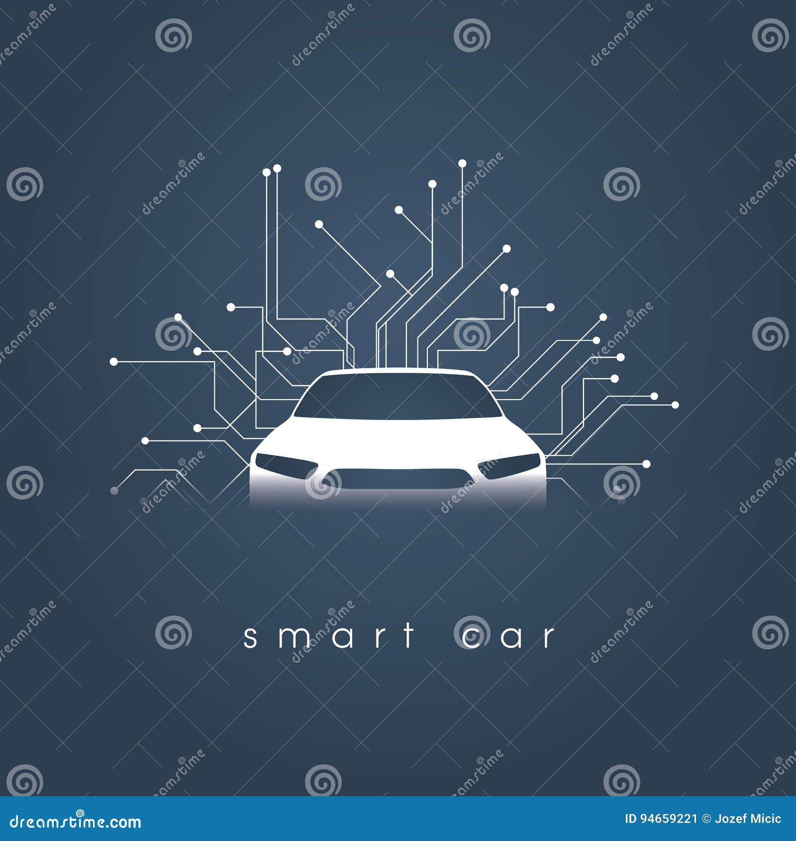 Smart or Intelligent Car Vector Concept. Futuristic Automotive ... Smart or Intelligent Car Vector Concept. Futuristic Automotive ...