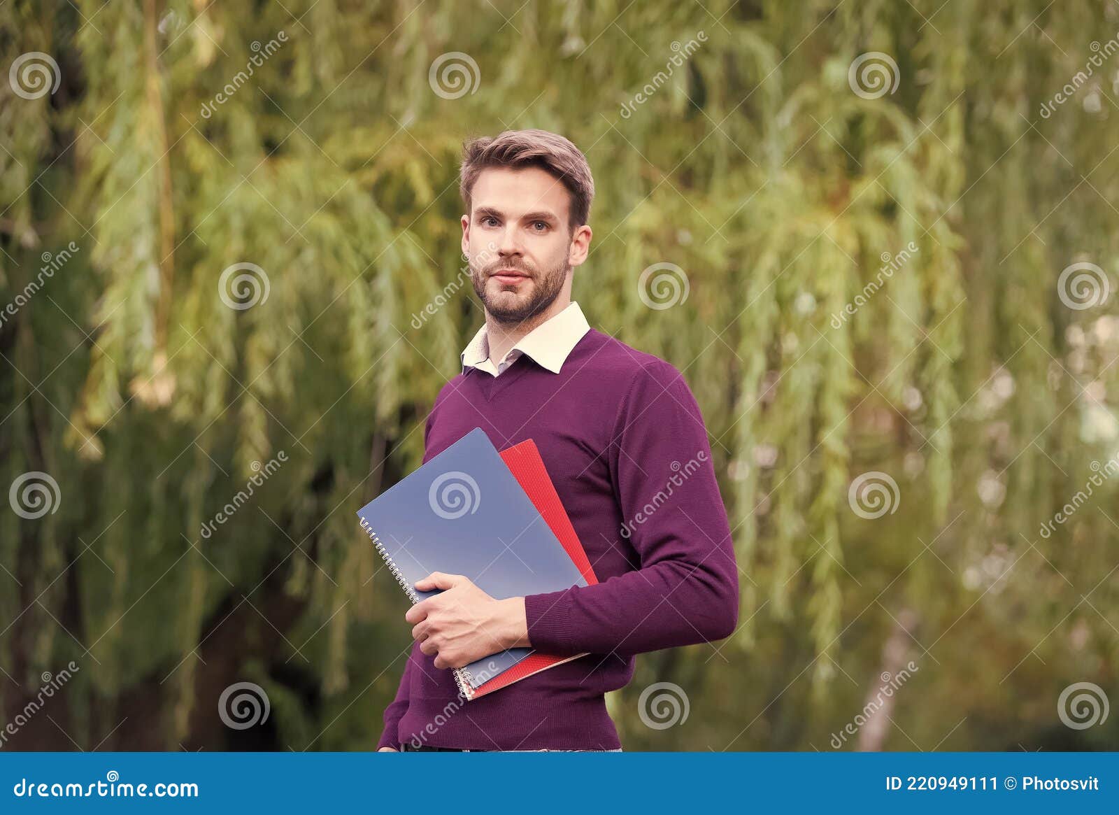 Smart and Intelligent. Man Preparing for Exams. Students Life ...