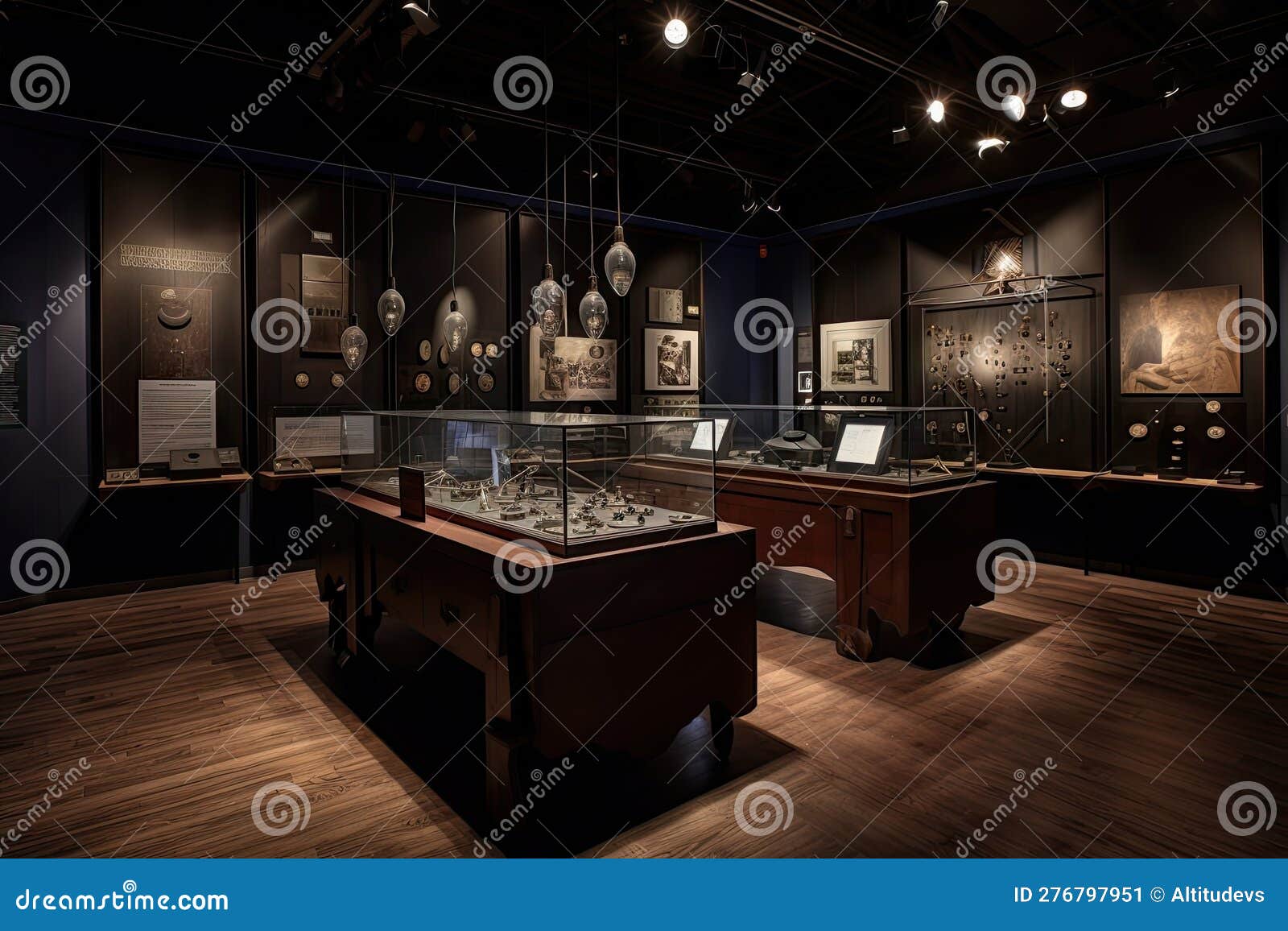 Smart Interactive Museum Exhibit, with Sensors and Interactive Elements ...