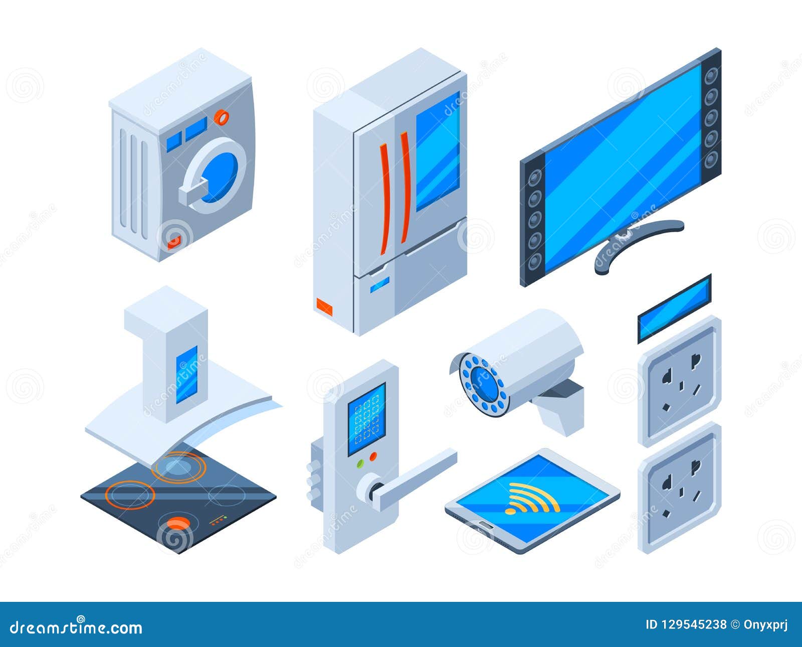 Smart Internet Objects. Household Appliances Speakers Clocks Microwave ...