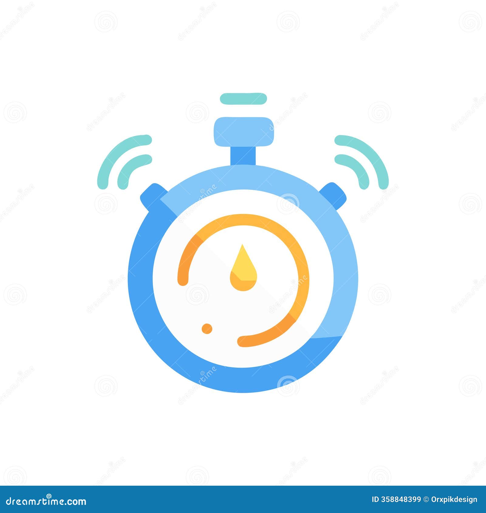 Smart Interval Training Timer Icon Stock Illustration - Illustration of ...