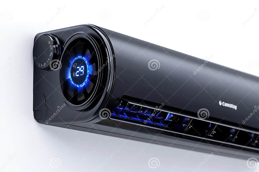 Smart IoT Home Air Purifier & AC Split Unit with Temperature Control ...