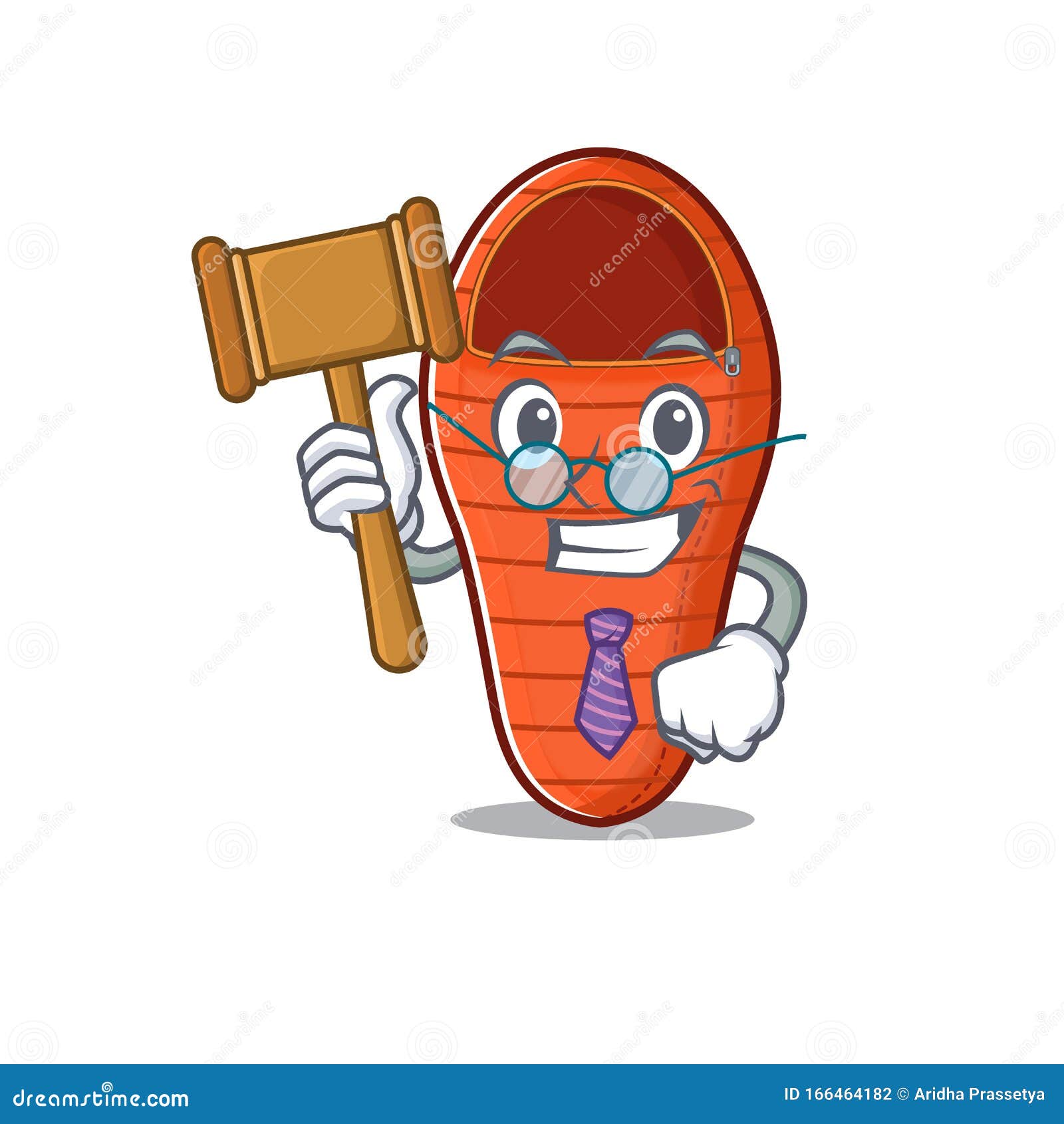 Sleeping Judge Cartoon Character | CartoonDealer.com #135363941