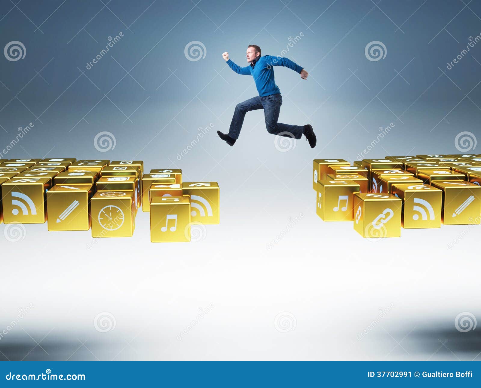 Smart jump stock image. Image of jump, caucasian, community - 37702991